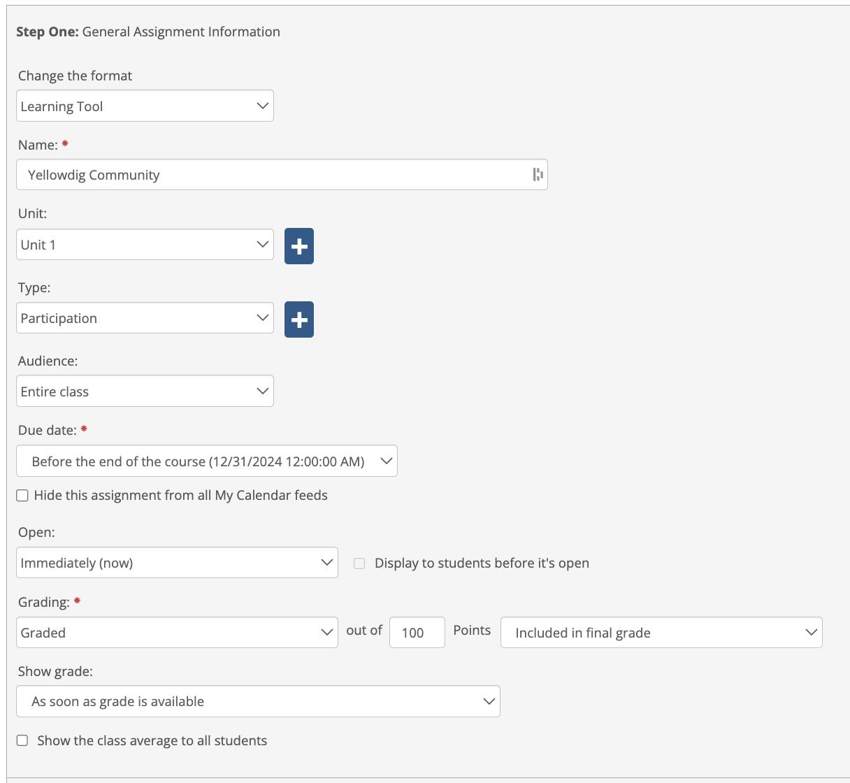 Guide to Adding Yellowdig to your Jenzabar Course [FOR INSTRUCTORS] – Yellowdig