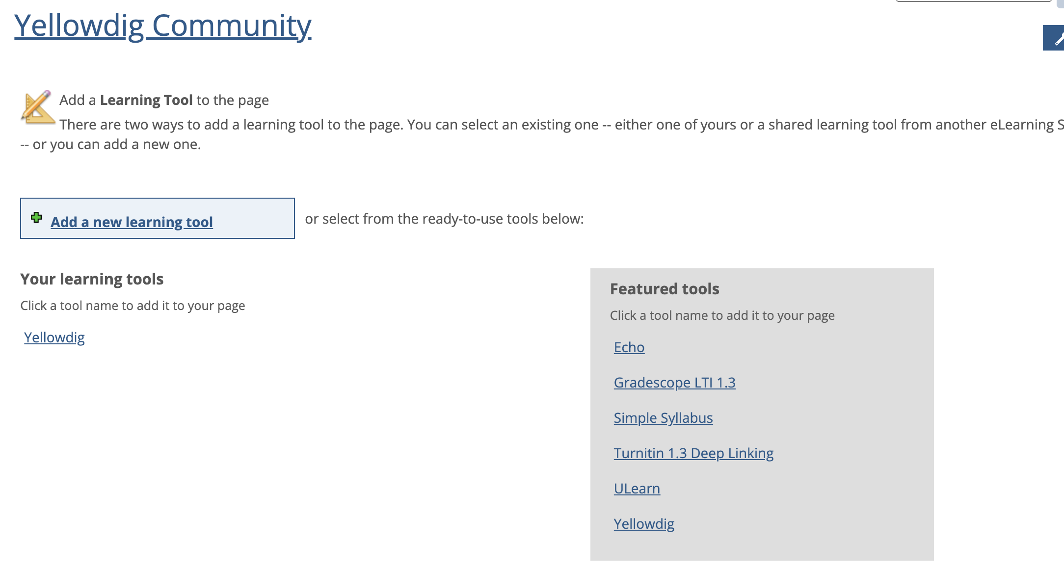 Guide to Adding Yellowdig to your Jenzabar Course [FOR INSTRUCTORS] – Yellowdig