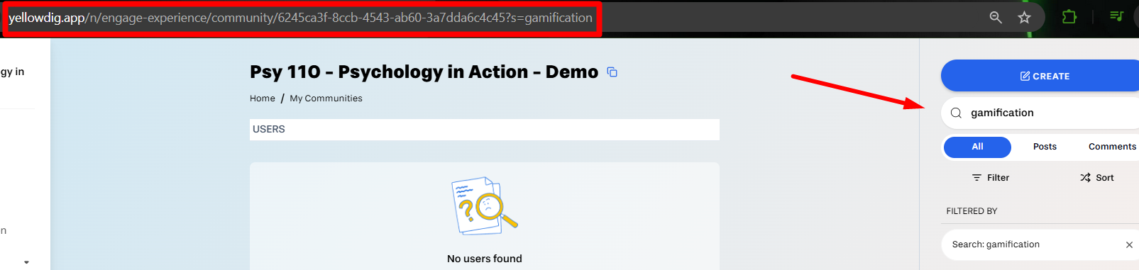Search, Filter, and Sort – Yellowdig